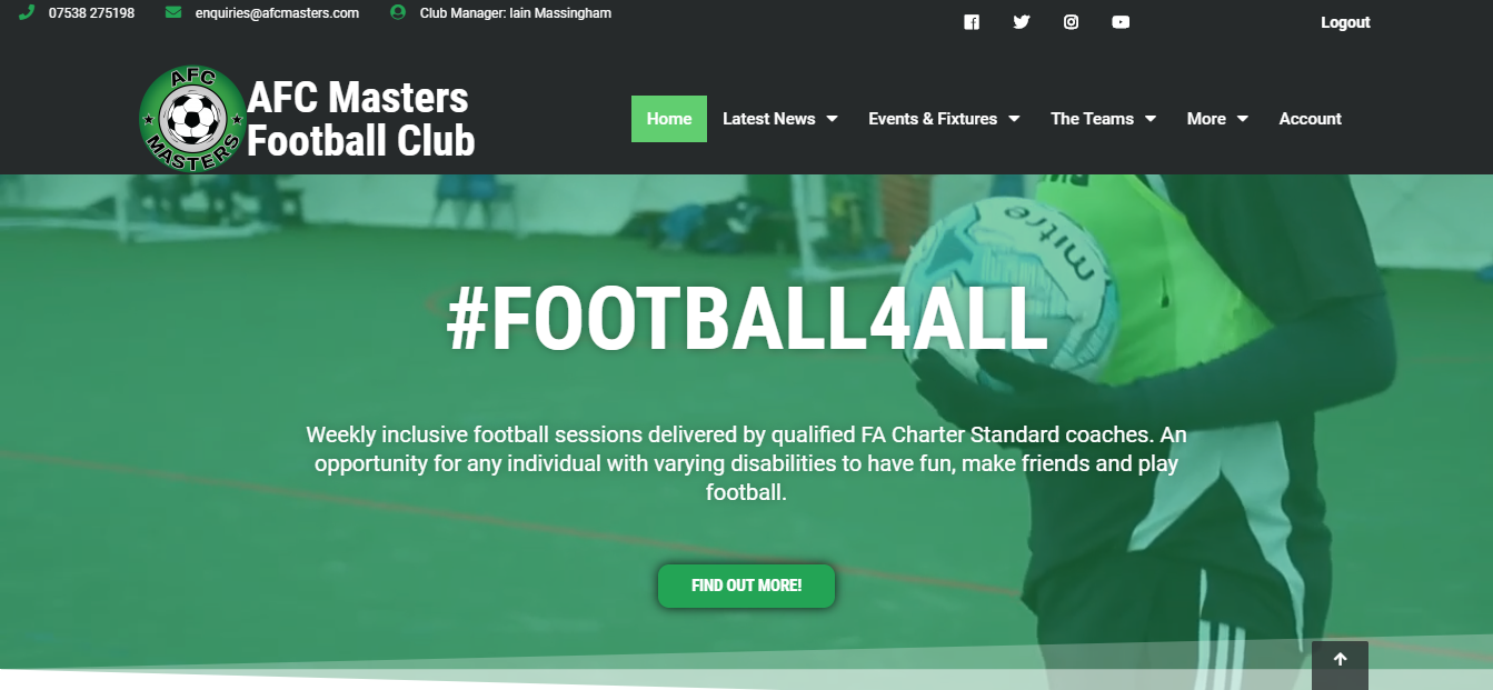New Website! - AFC Masters