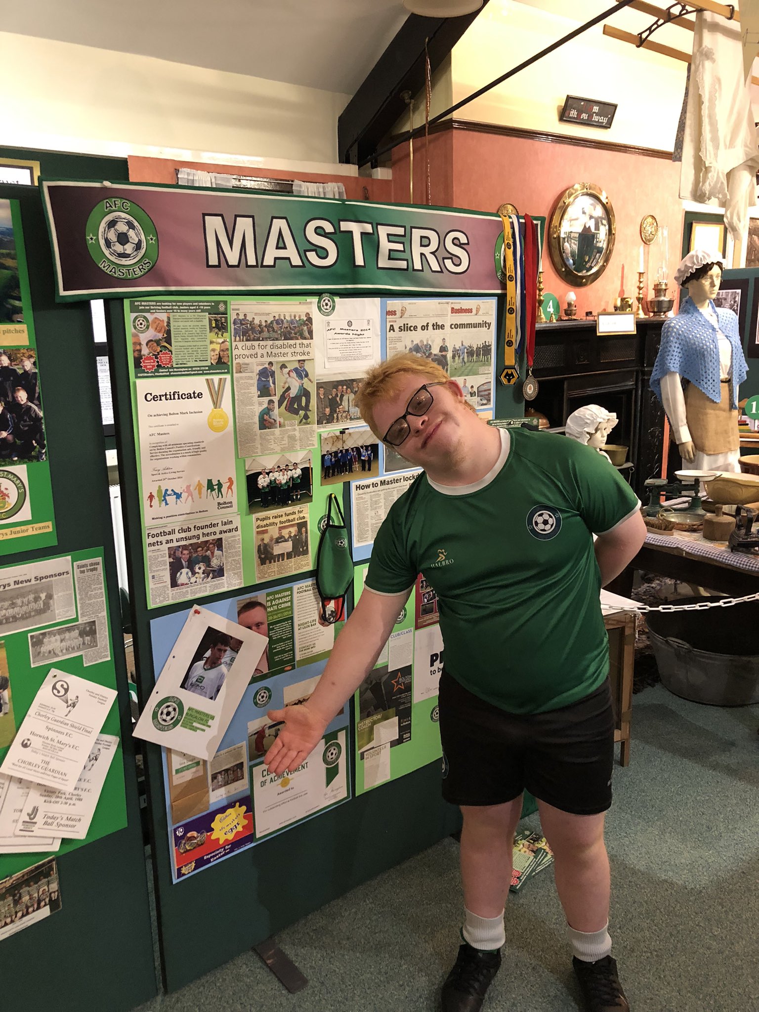 AFC Masters Take Part in Horwich Heritage Football Exhibition - AFC Masters